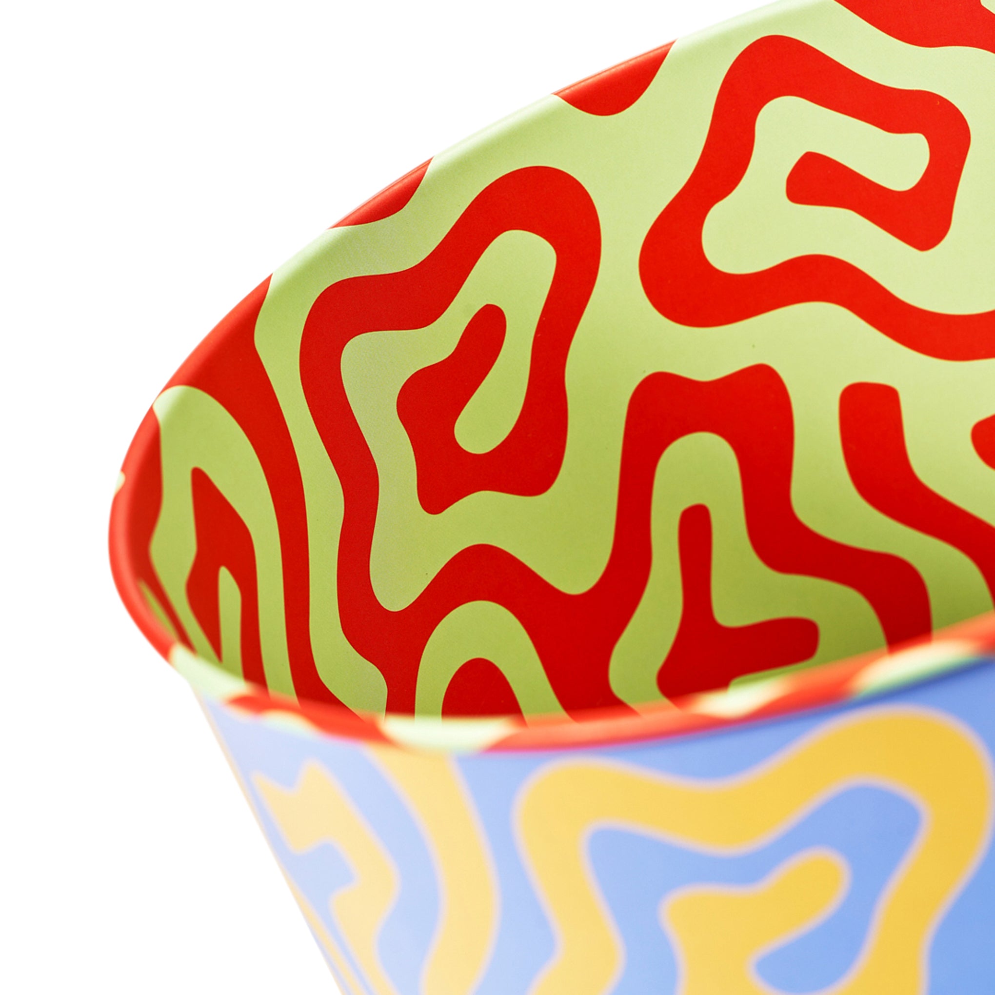 Dusen Dusen Pattern Waste Bin - Spiral – MoMA Design Store