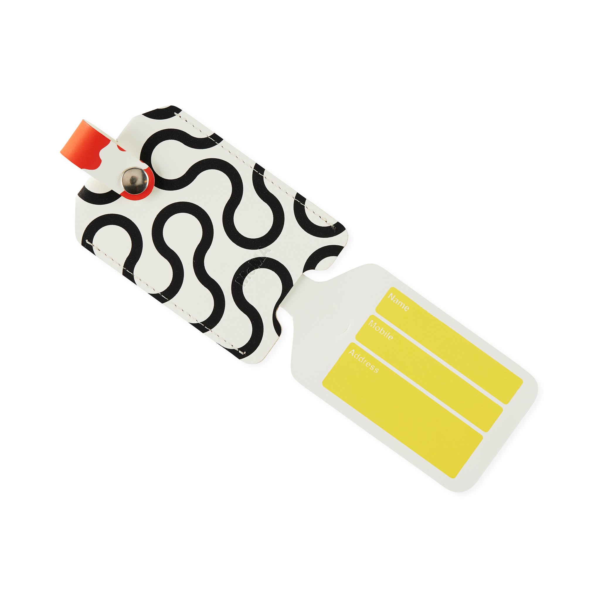 Dusen Dusen Recycled Leather Luggage Tag - Arc – MoMA Design Store