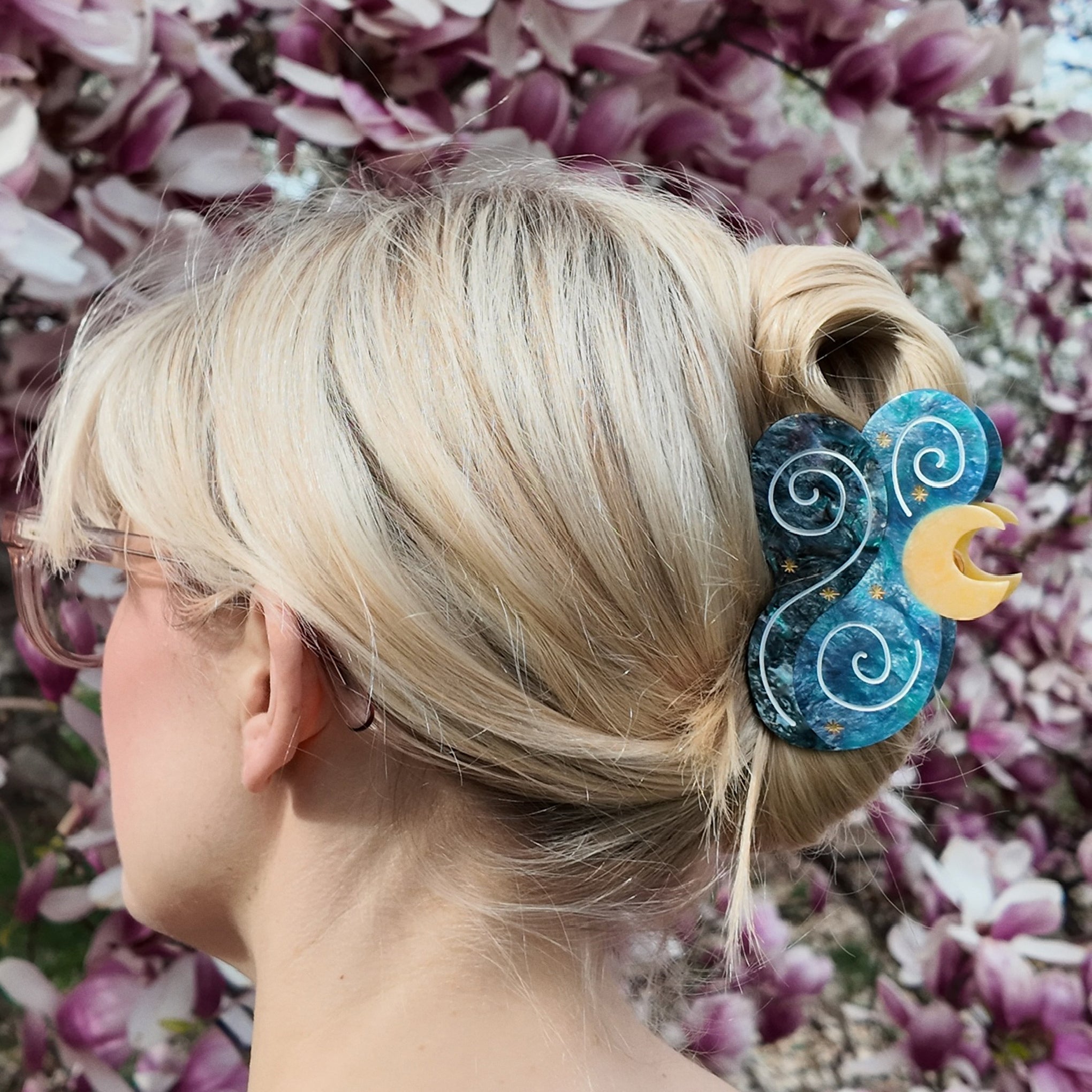 MoMA Solar Eclipse Starry Night Hair Clip – MoMA Design Store