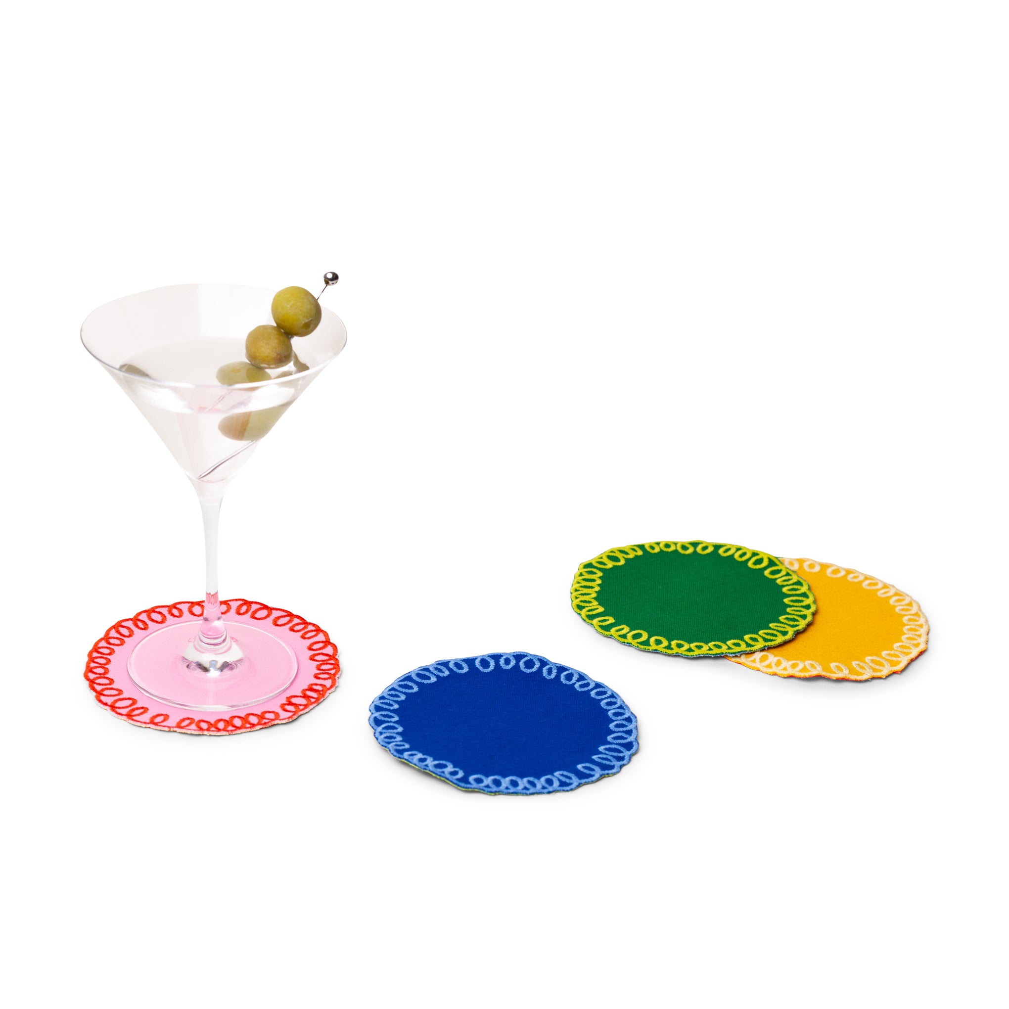 Areaware Doodle Lace Cotton Coasters - Set of 4 – MoMA Design Store