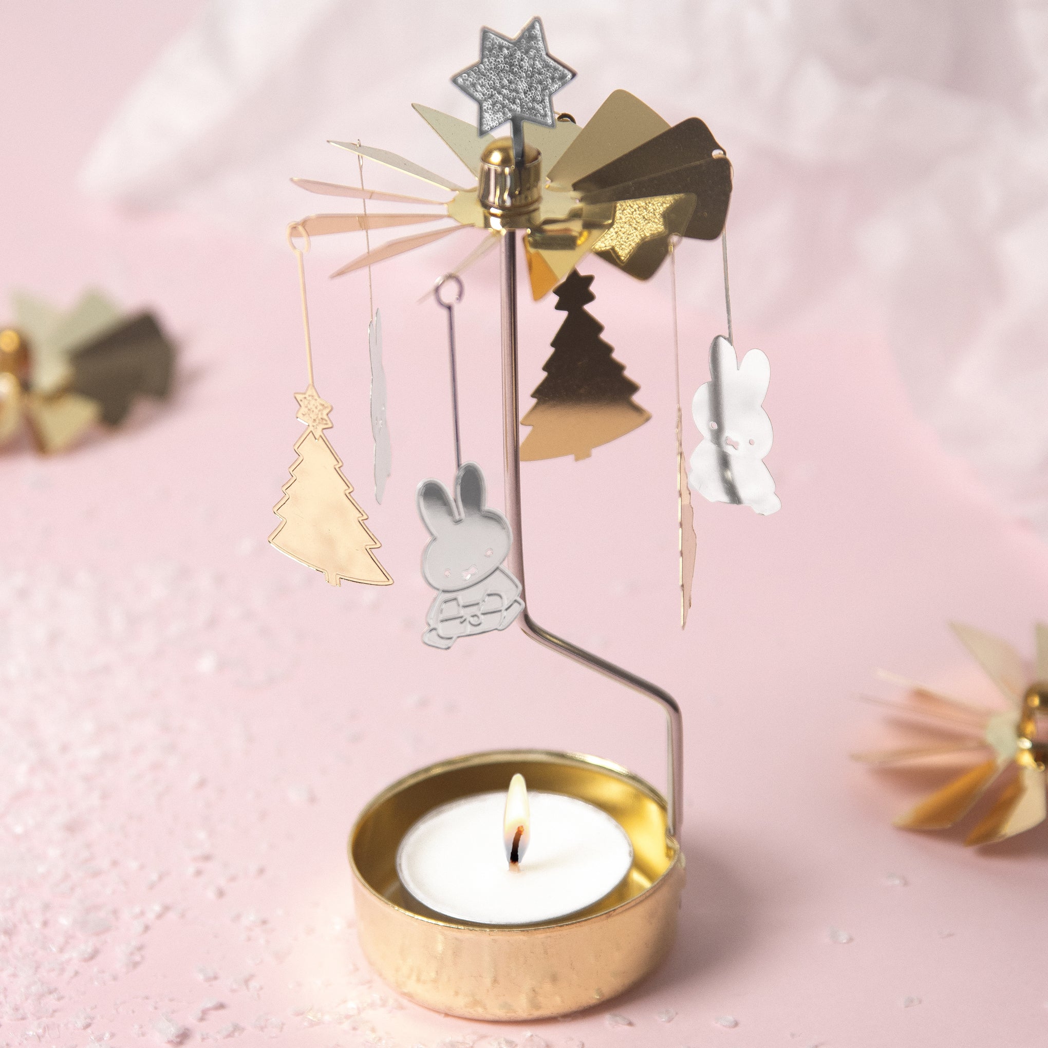 Miffy with Tree Rotary Tea Light Candle Holder – MoMA Design Store