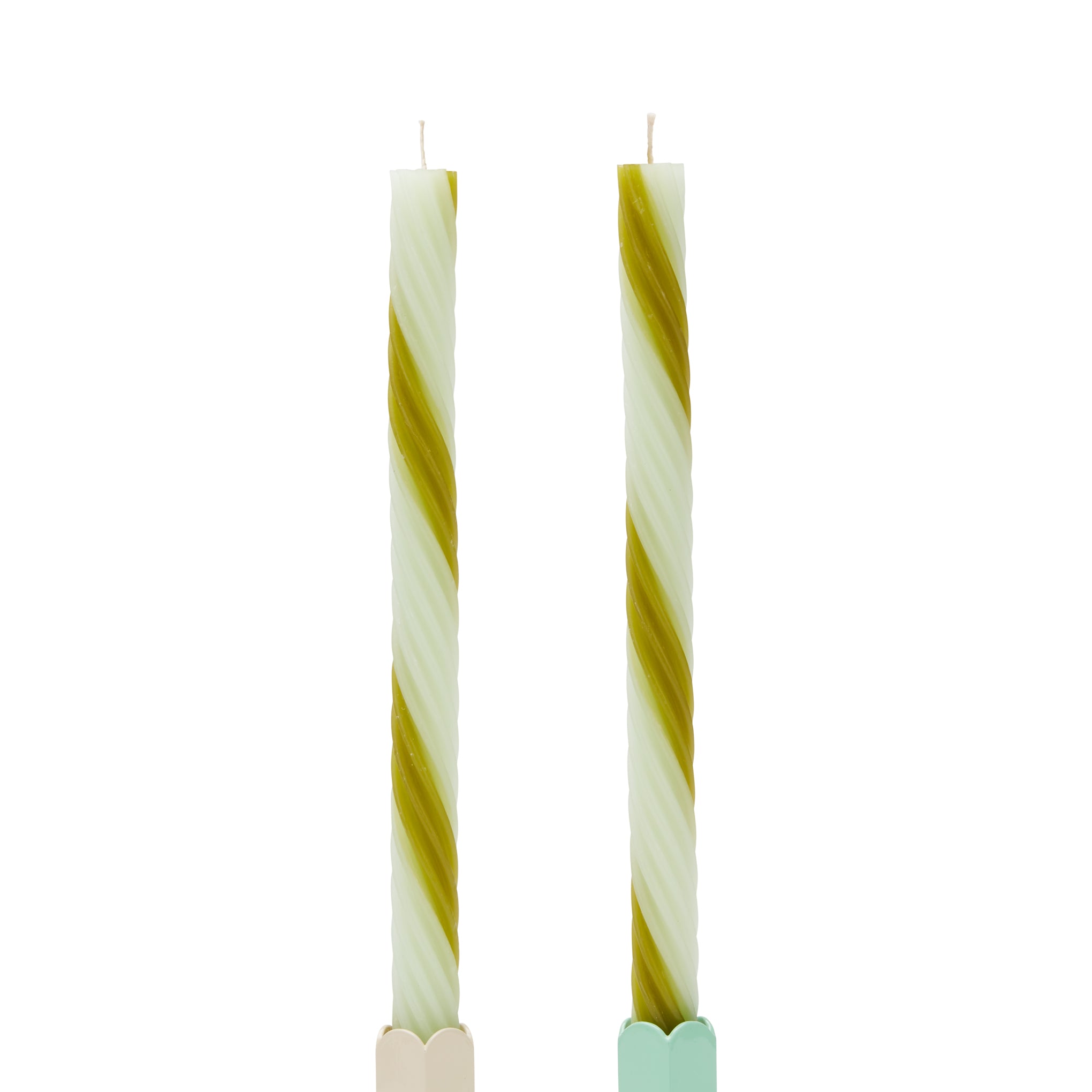 Rope Candles - Set of 2 - Green – MoMA Design Store