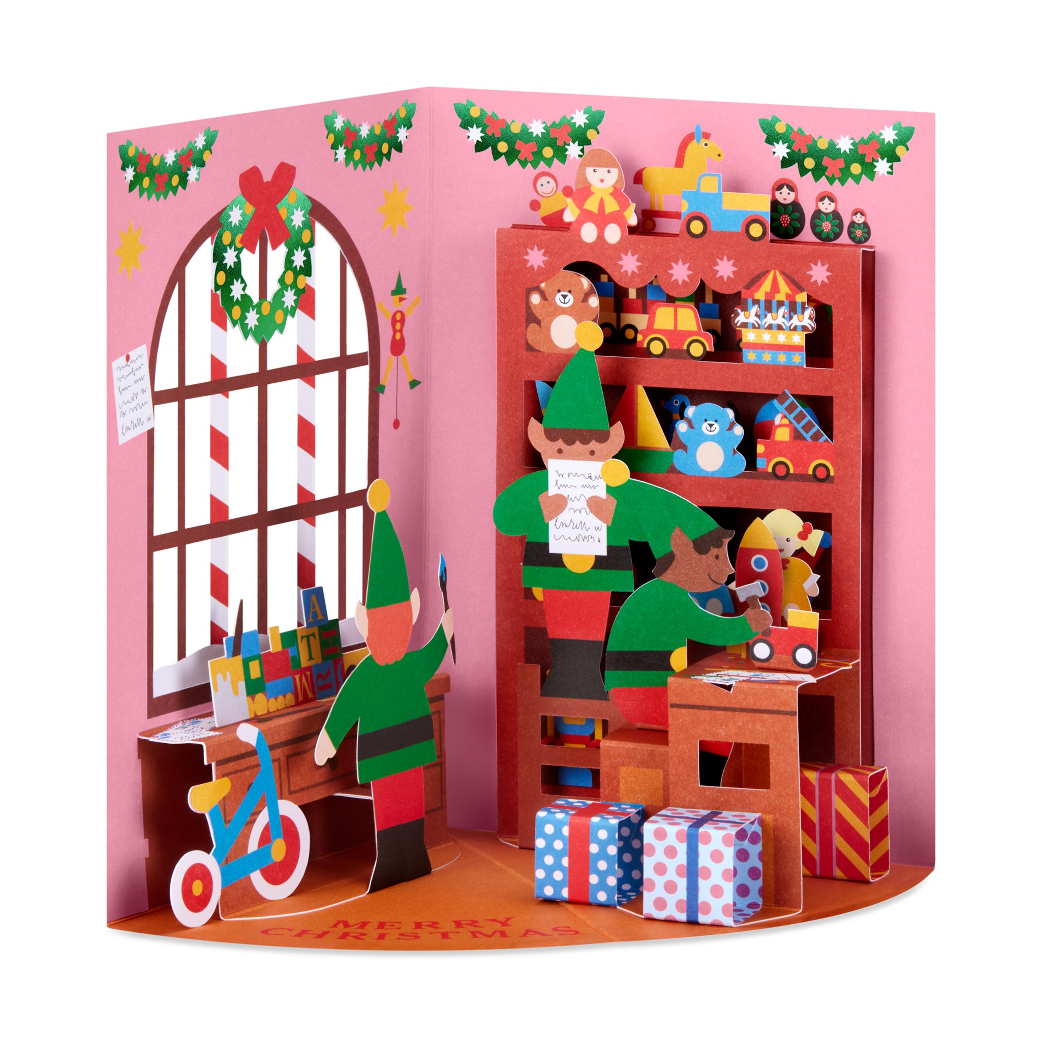 Santa’s Workshop Holiday Pop-Up Cards - Set of 8 – MoMA Design Store