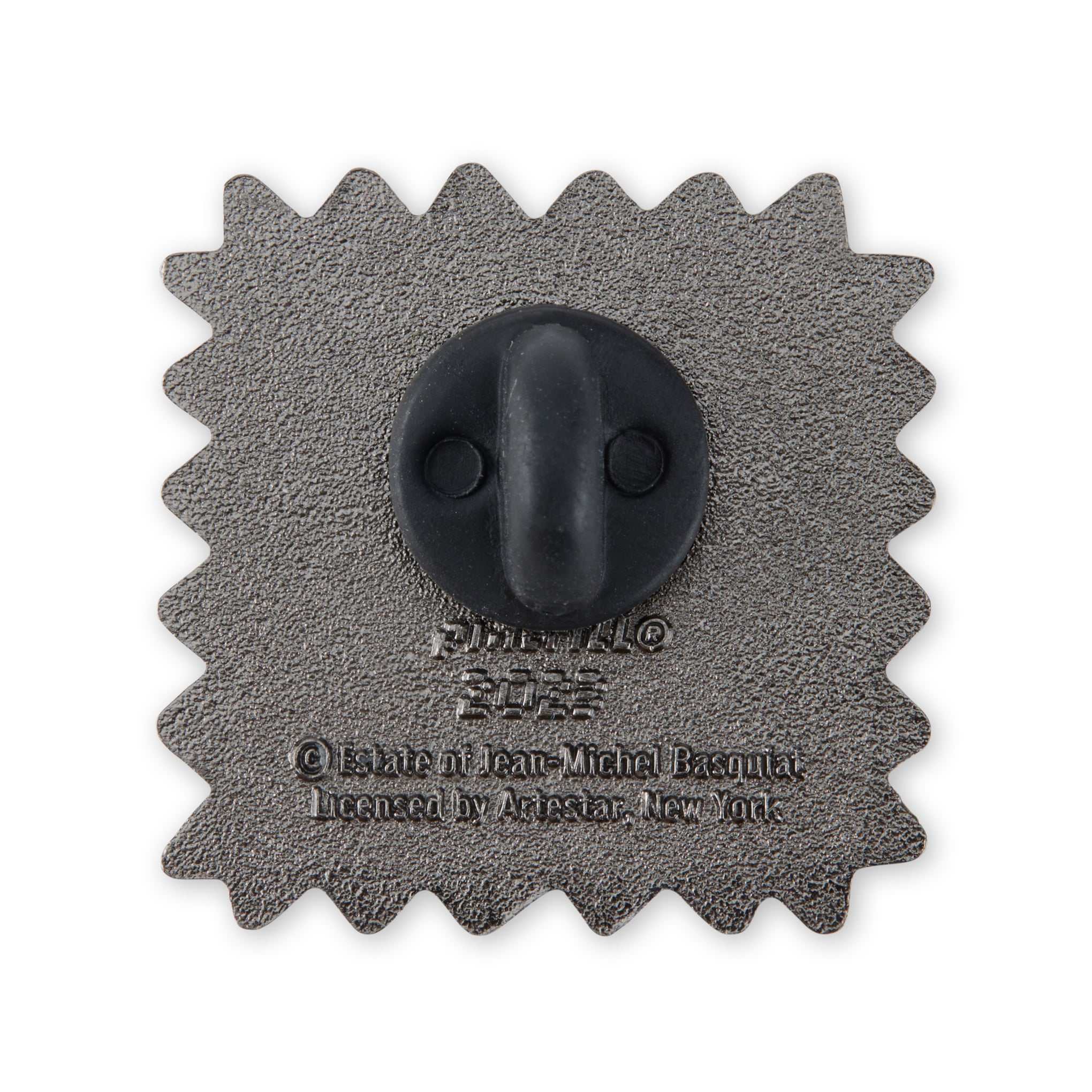 Jean-Michel Basquiat Enamel Pin - Crowned T-Rex – MoMA Design Store