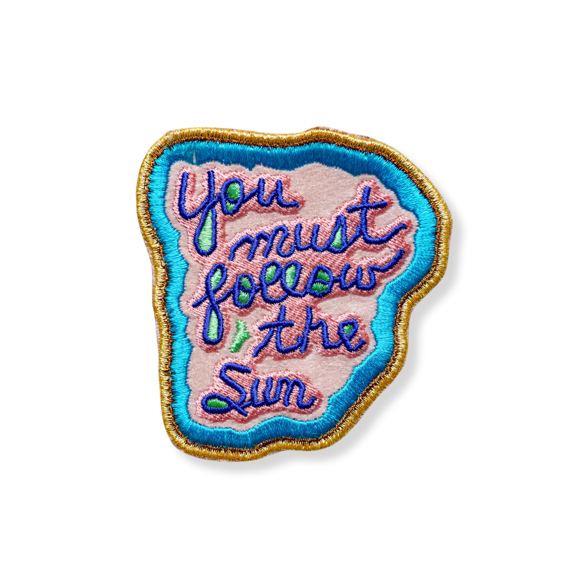 Iron-On Artist Patch - You Must Follow the Sun – MoMA Design Store
