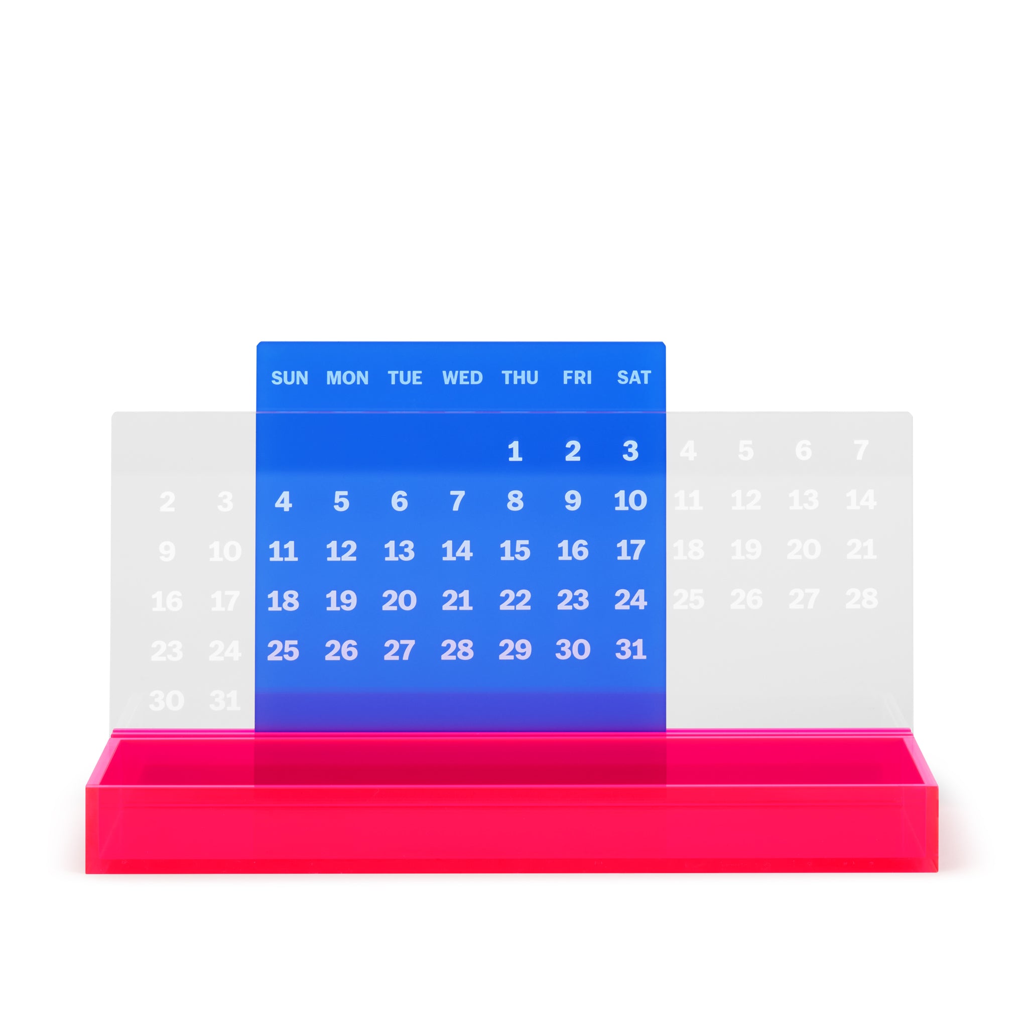 MoMA Colorplay Perpetual Calendar and Organizer - Blue – MoMA Design Store