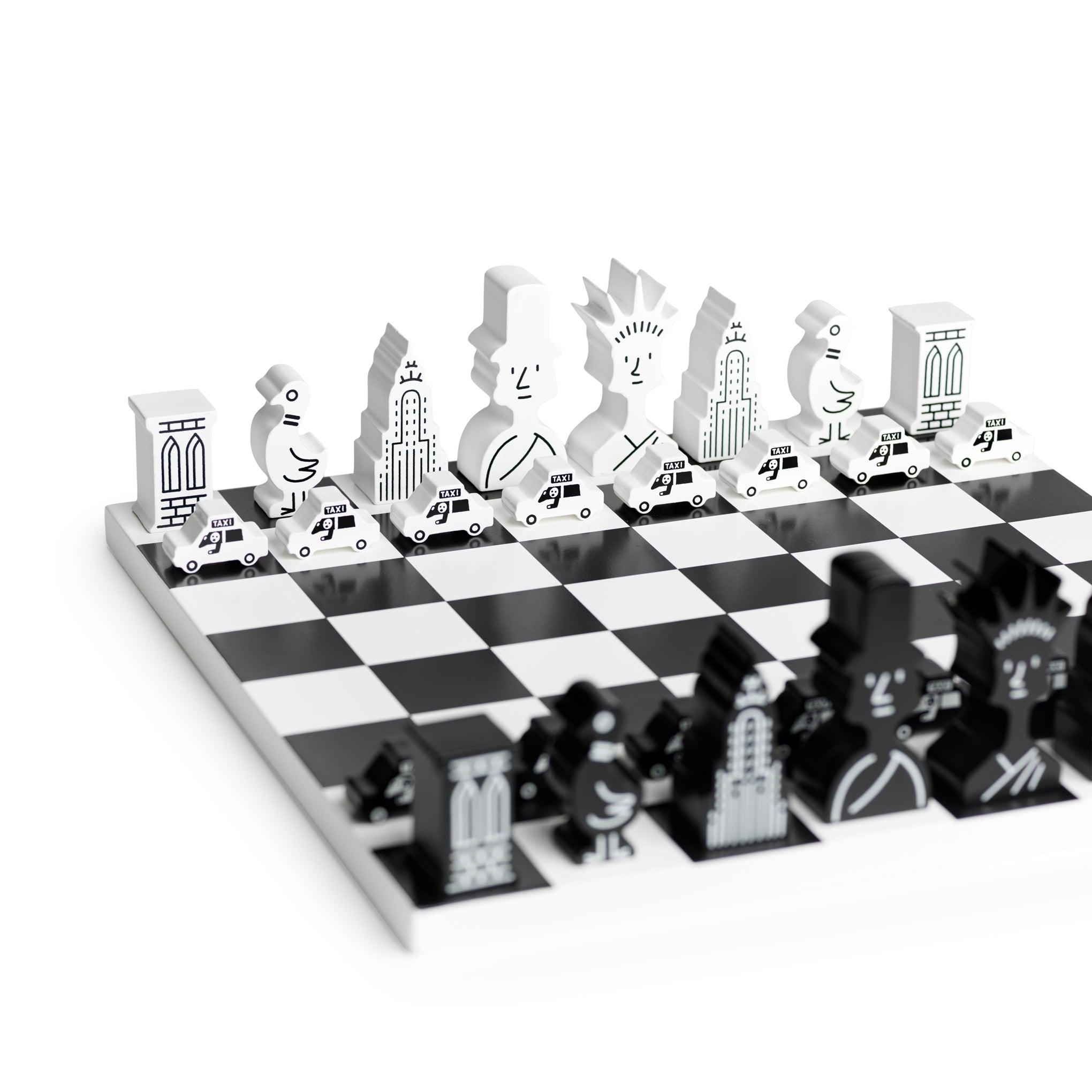 The New Yorker Magazine Chess Set – MoMA Design Store