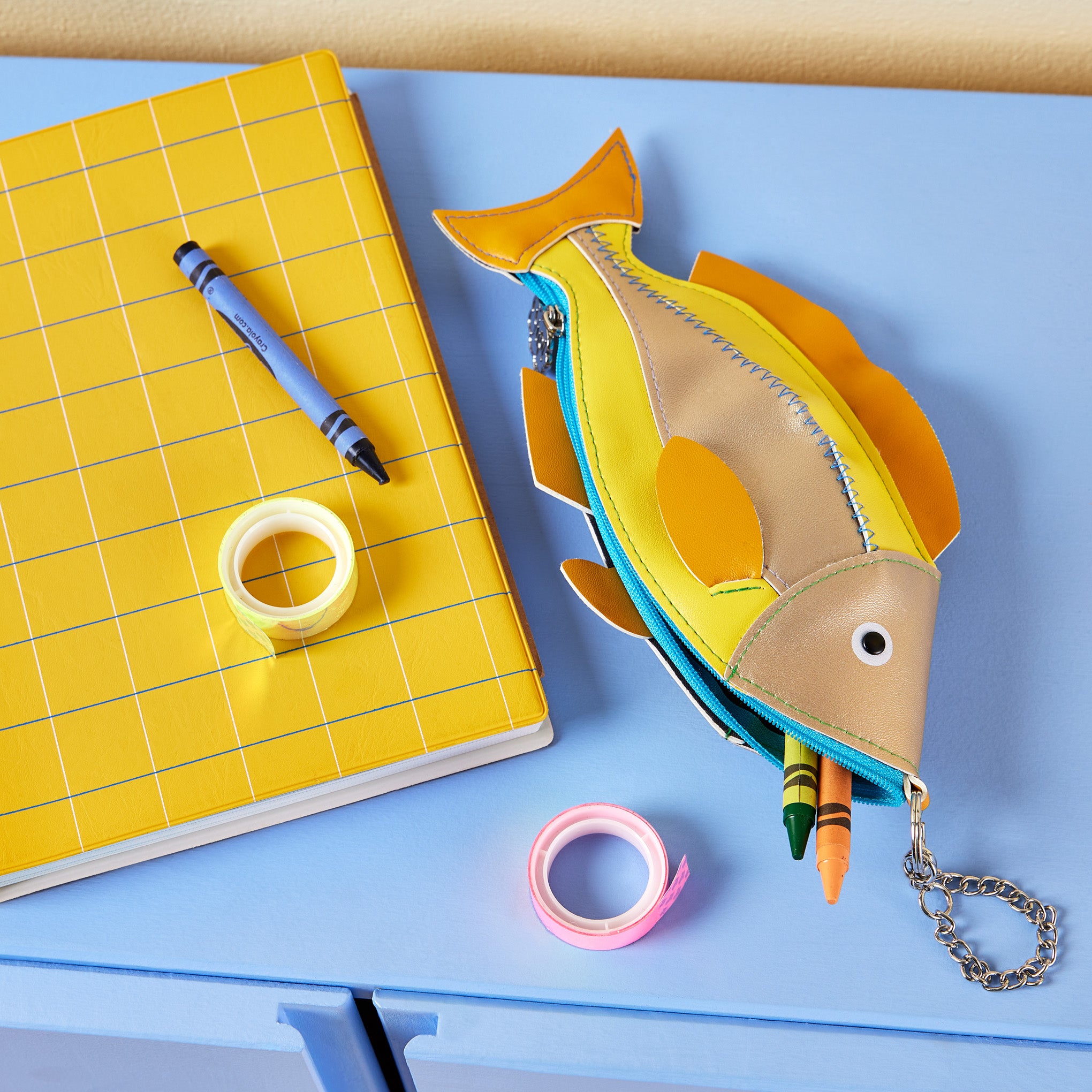 Fish Zip Pouch - Yellow – MoMA Design Store