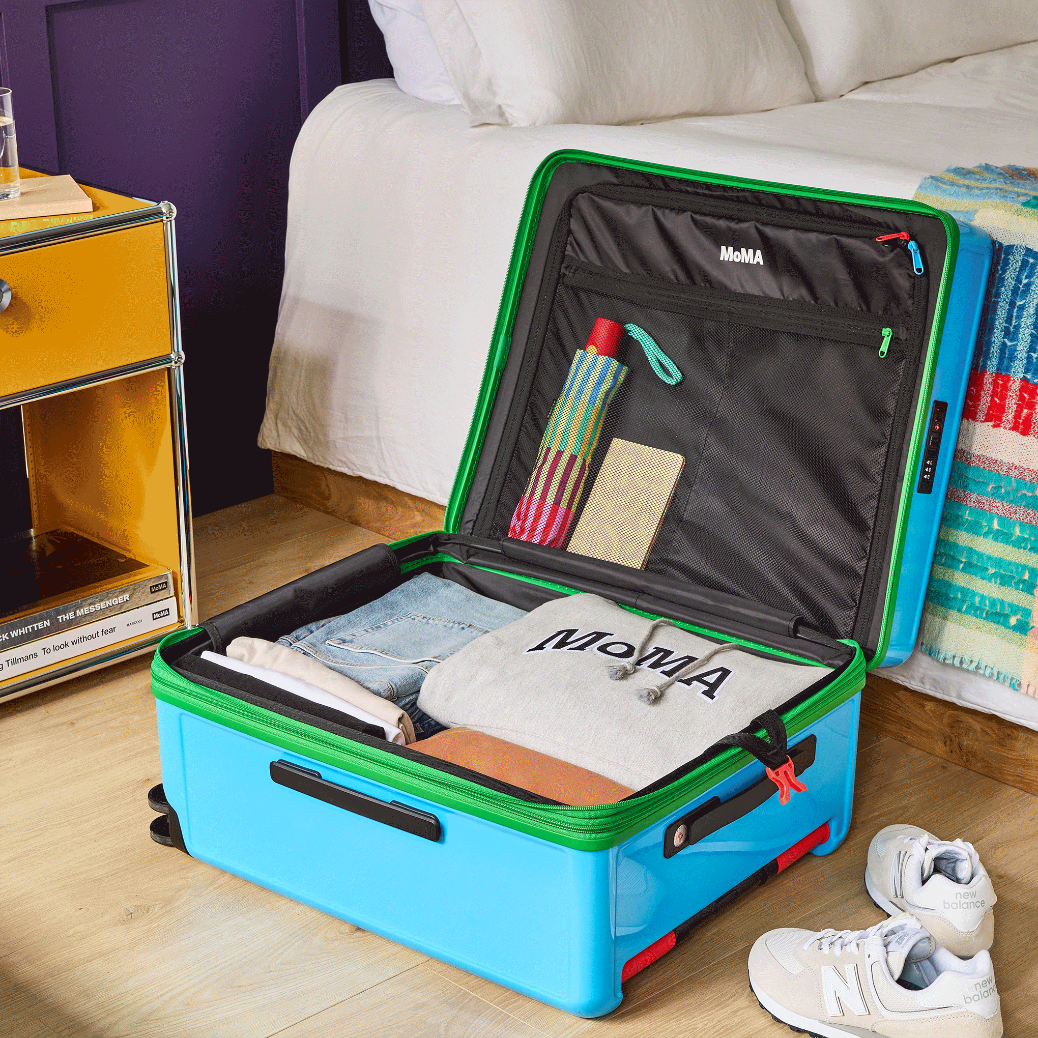 MoMA Rawrow Expandable Suitcase With TT Handle - Check In – MoMA Design ...