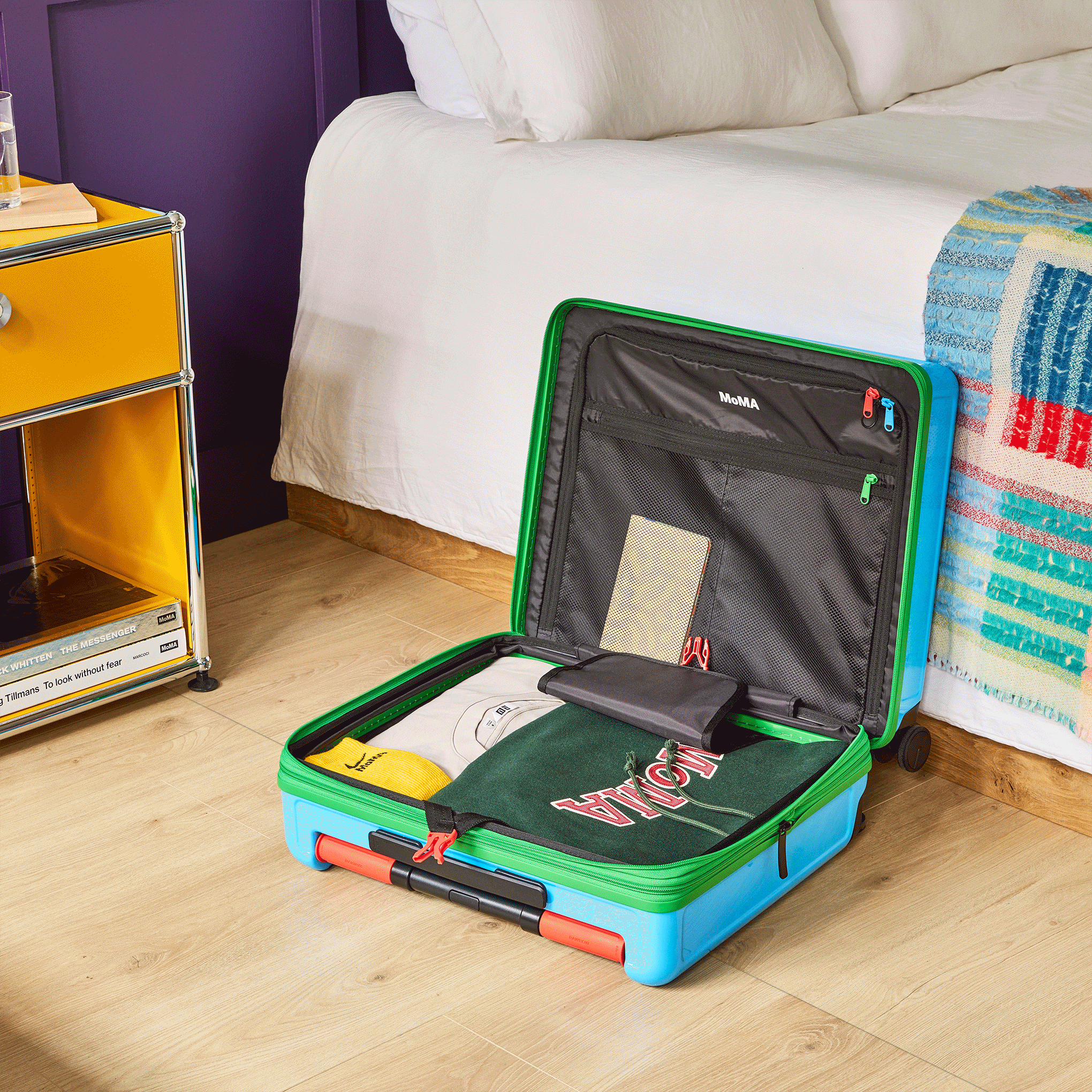 MoMA Rawrow Expandable Suitcase With TT Handle - Carry-On – MoMA Design ...