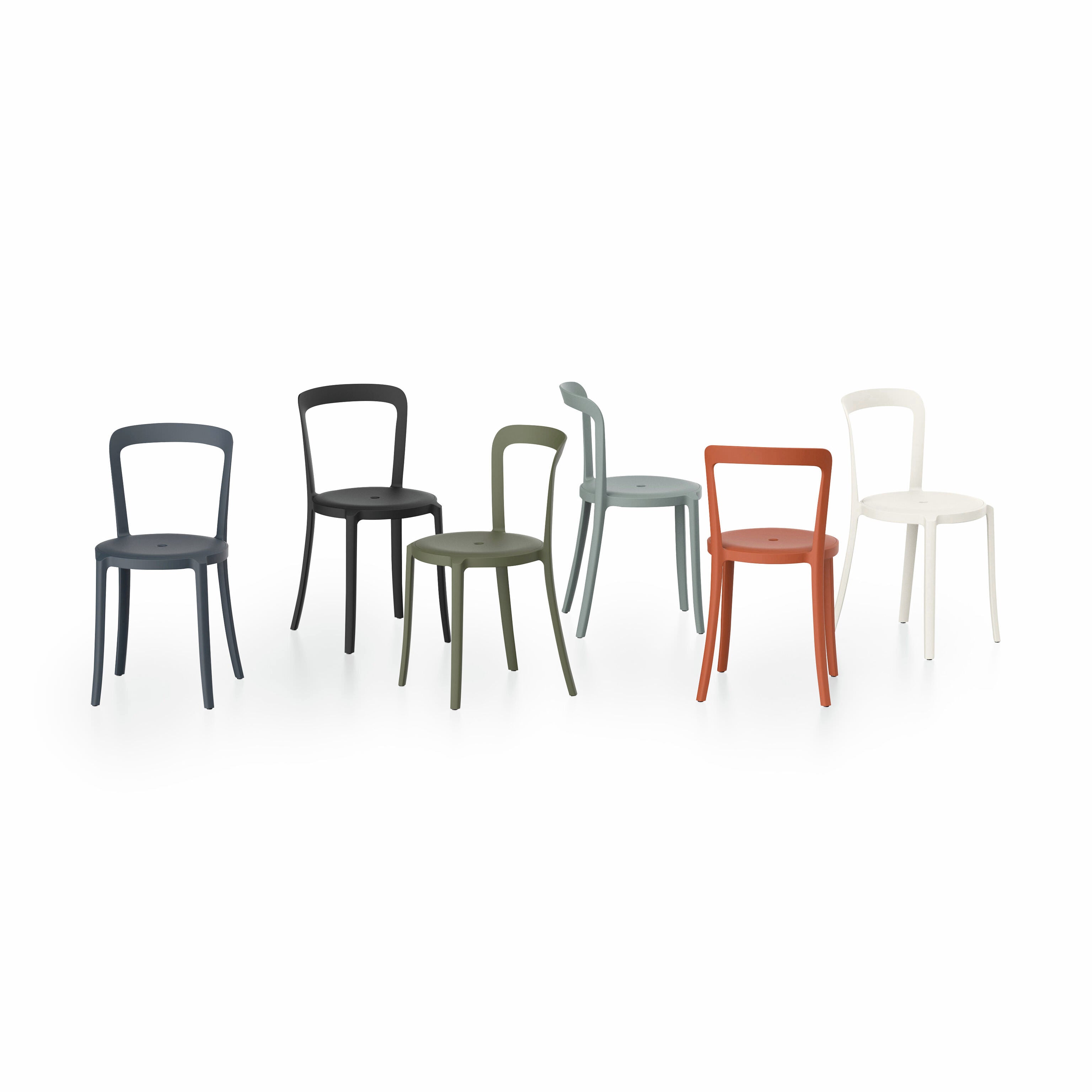 Emeco On & On Recycled Stackable Chair - Lava Black – MoMA Design Store