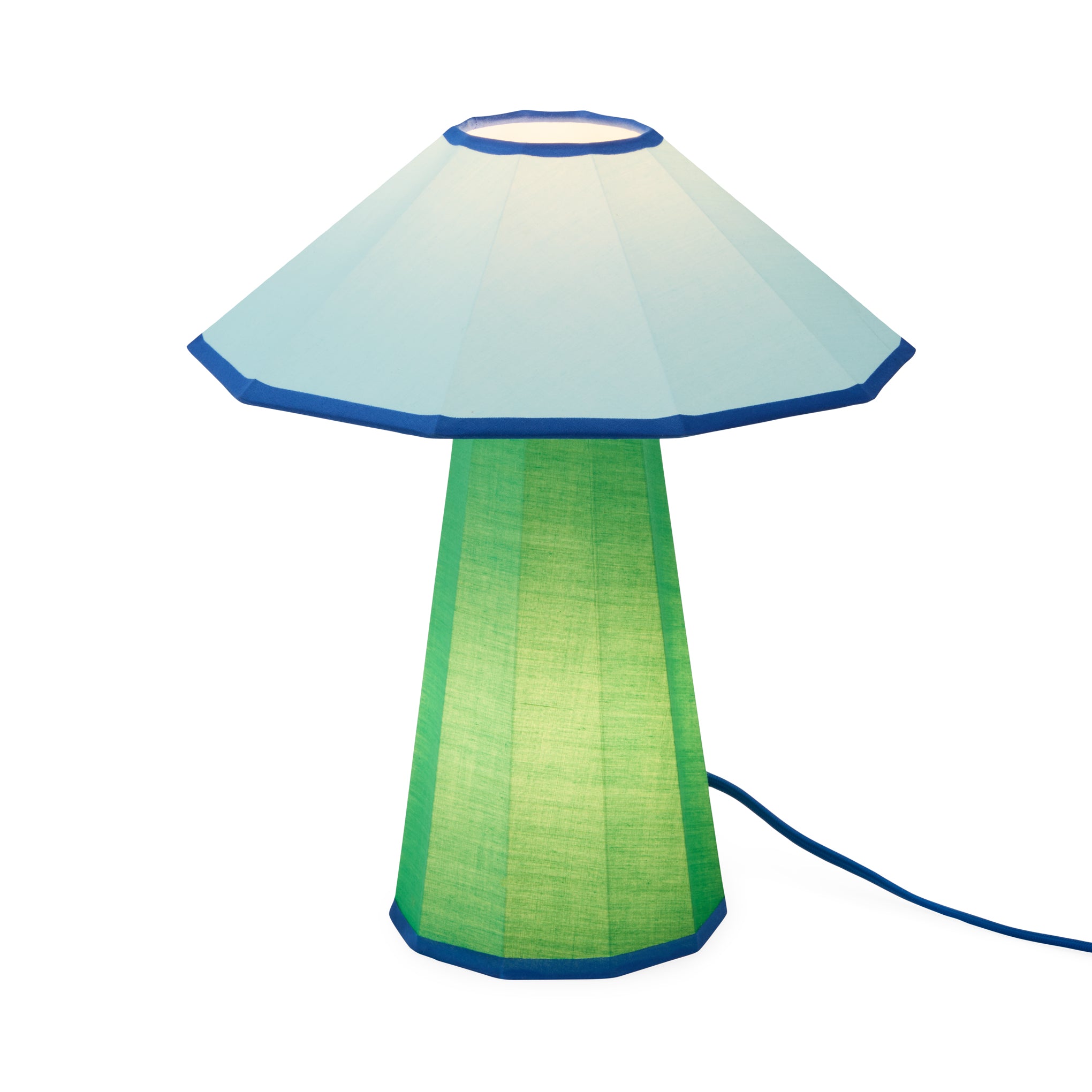 Trimme Table Lamp - Green/ Light Blue – MoMA Design Store