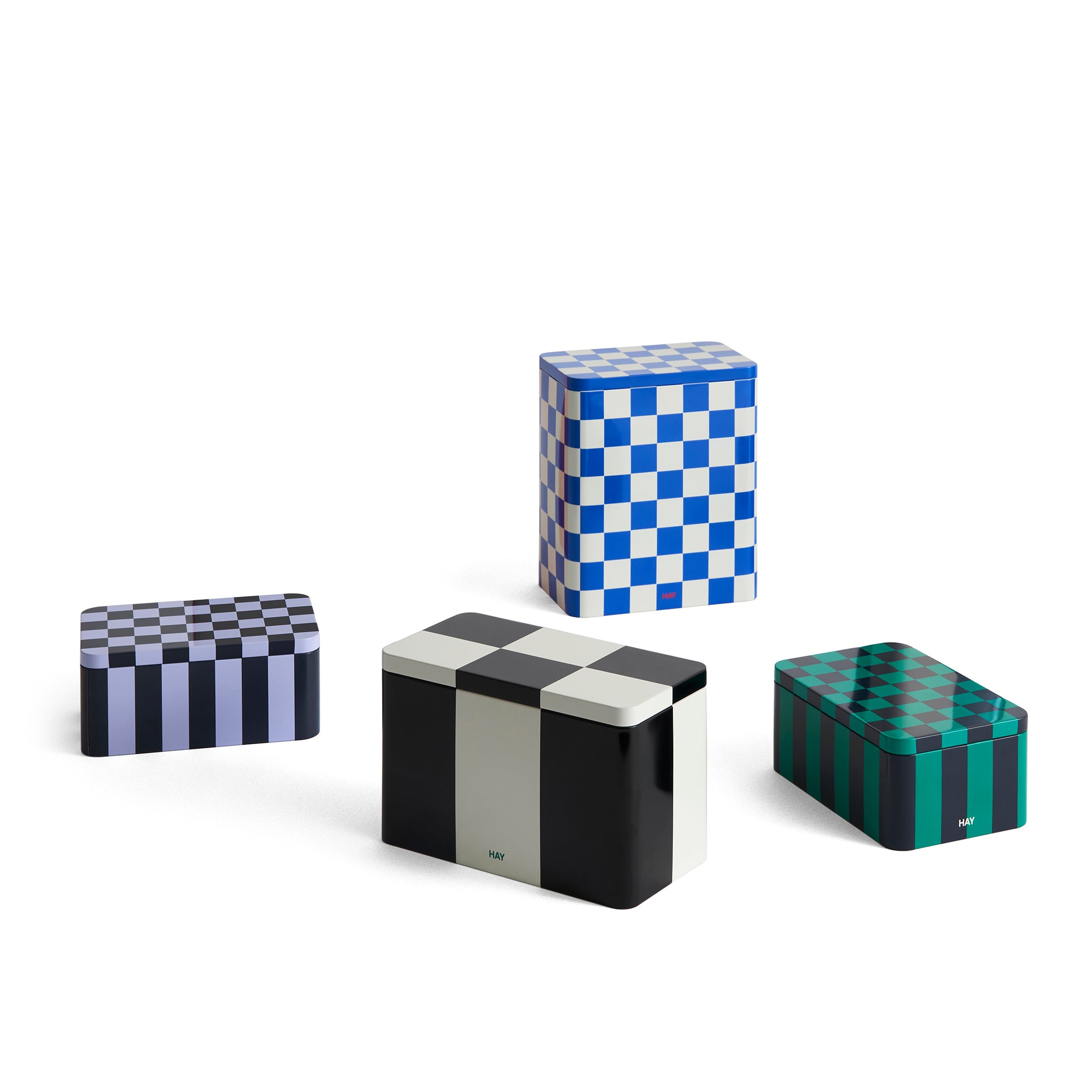 HAY Tin Container - Dark Blue/ Lavendar – MoMA Design Store