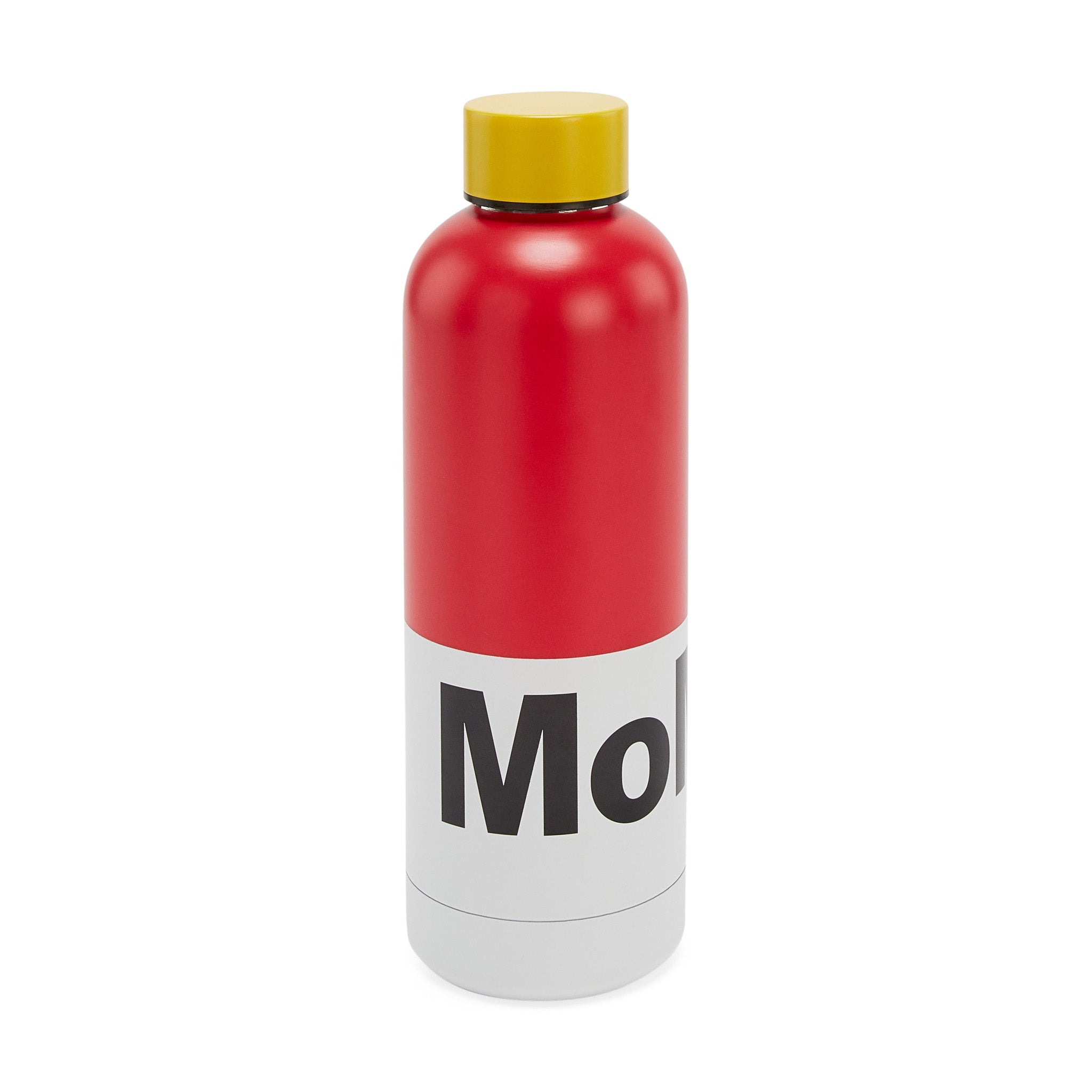 MoMA Logo Water Bottle - Red/ Yellow – MoMA Design Store