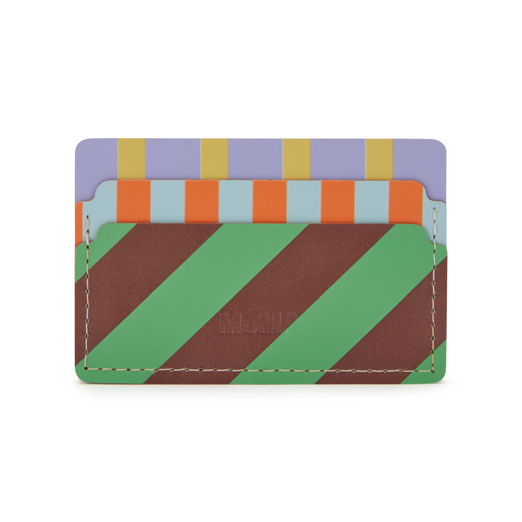 Dusen Dusen Recycled Leather Card Holder - Stripe – MoMA Design Store