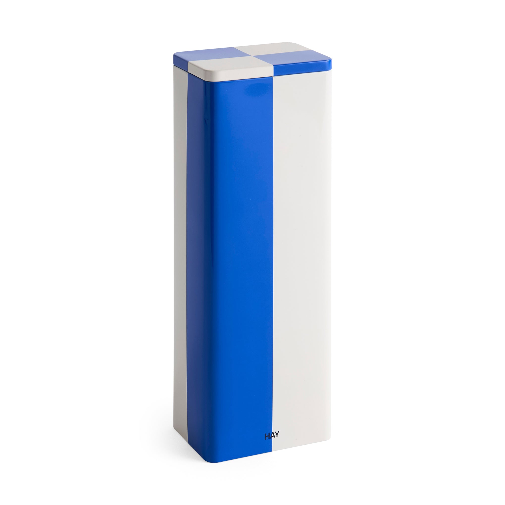 HAY Tin Container - Blue/ Off White – MoMA Design Store