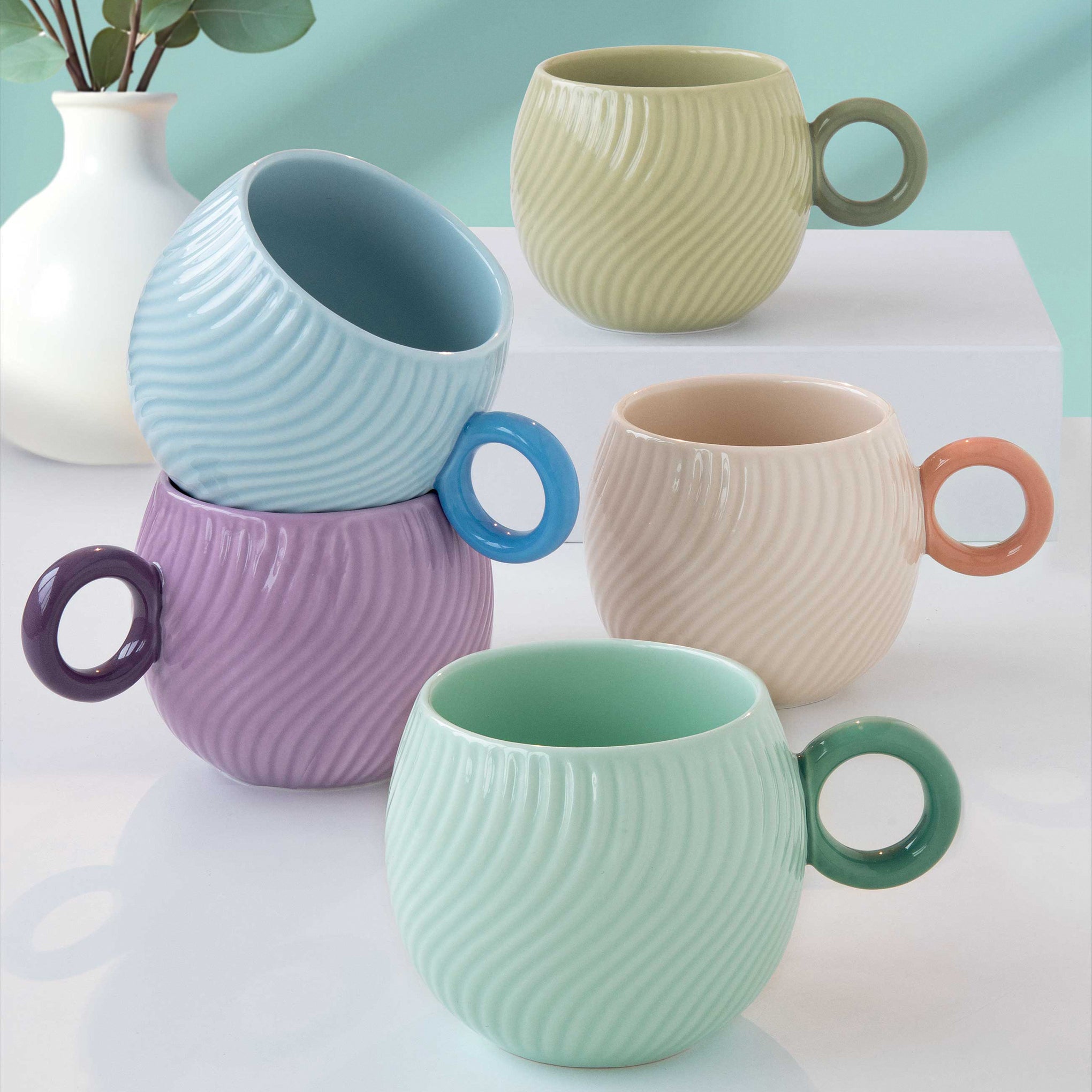 Waves Porcelain Espresso Cups - Set of 6 – MoMA Design Store