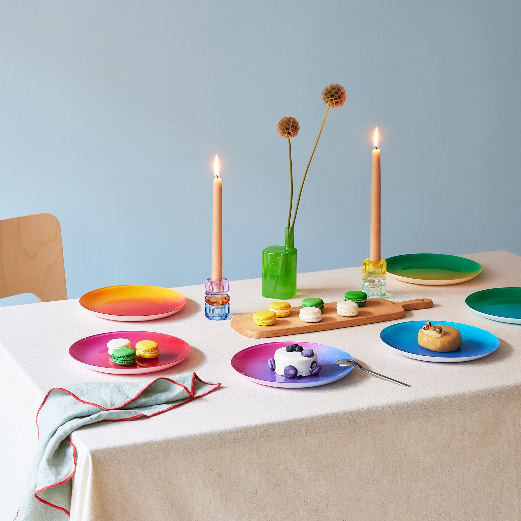 Spectrum Dinnerware - Dessert Plates S/6 – MoMA Design Store