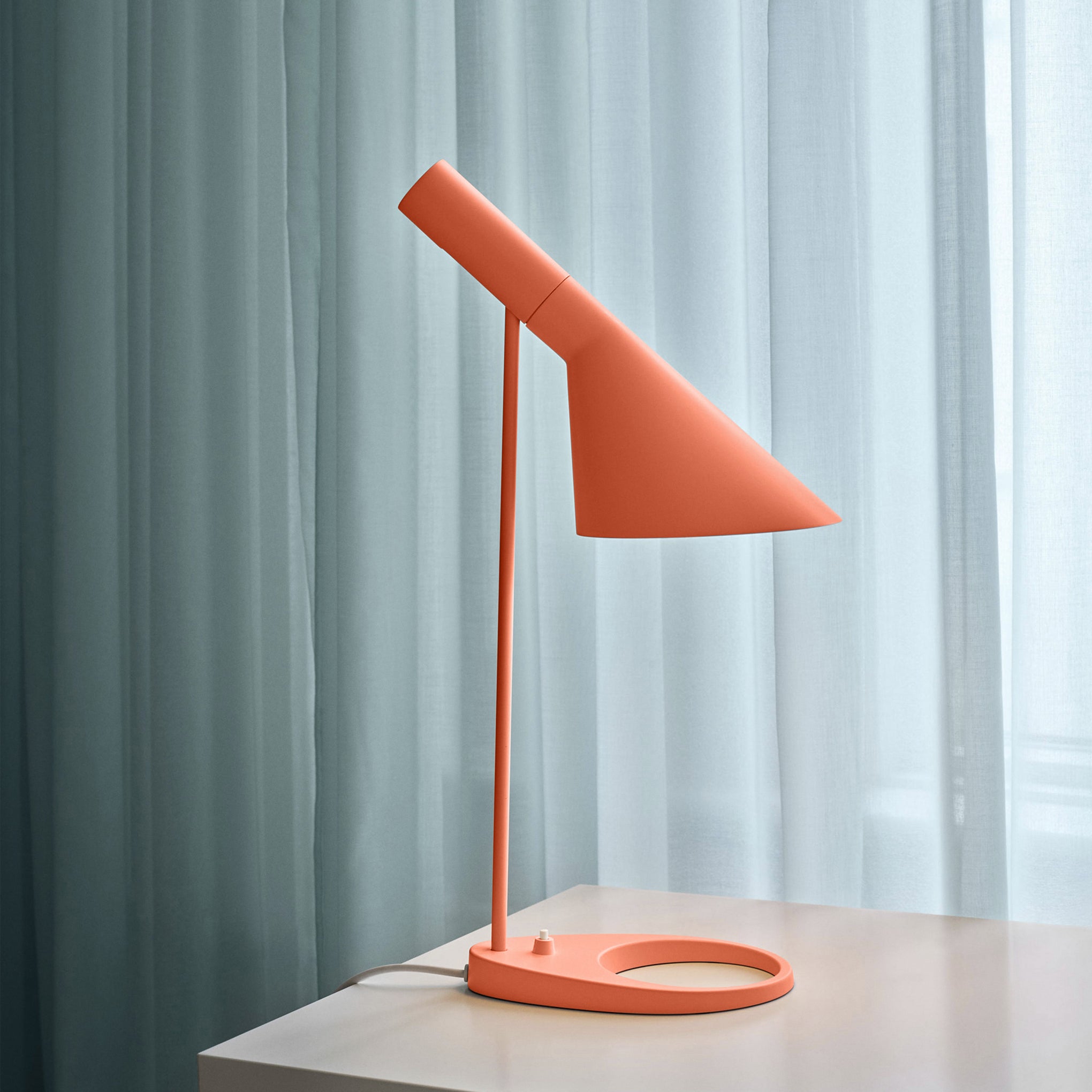 AJ Mini Table Lamp - Electric Orange – MoMA Design Store